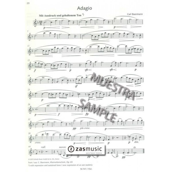 Best of Clarinet Classics. 20 Famous Concert Pieces